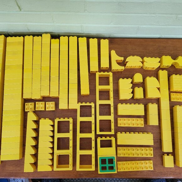 Lego | Toys | Lego Duplo Brick Lot X 237 Yellow Bricks Blocks Assorted ...